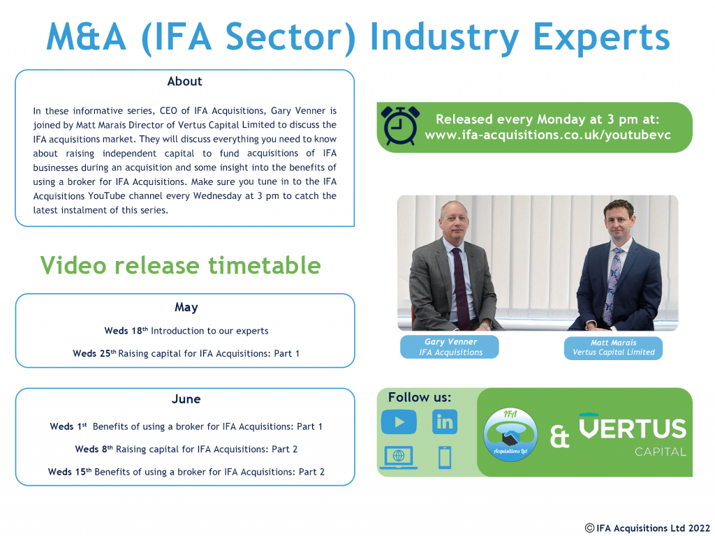IFA Acquisitions and Vertus Capital Limited | YouTube series - IFA ...